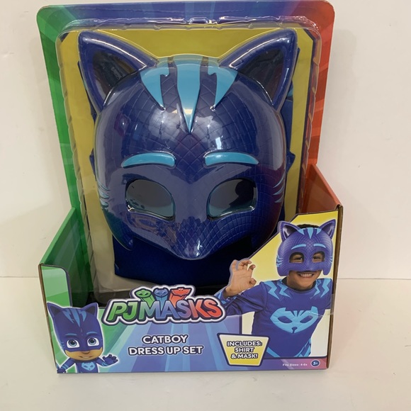 pj masks | Costumes | Pj Masks Deluxe Dress Up Top Mask Set Costume ...